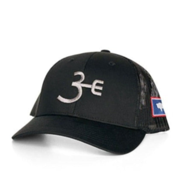Black Trucker Hat – Three Forks Ranch